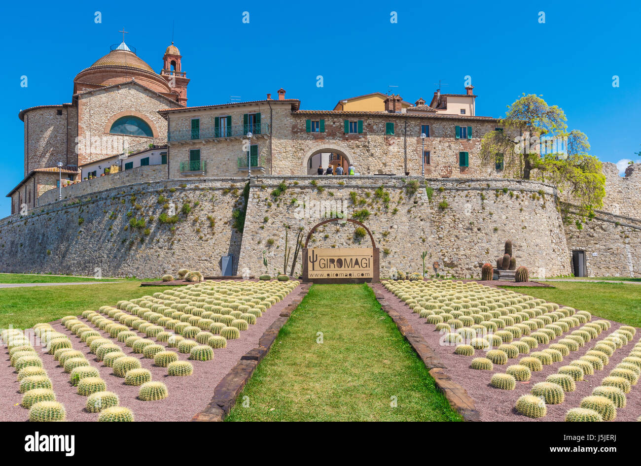 Castiglione Del Lago, Italy - A medieval town with a big castle in ...