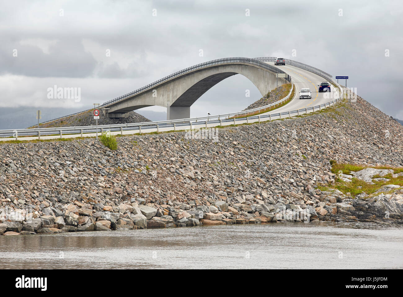 Norway. Atlantic ocean road. Bridge over the ocean. Travel europe ...