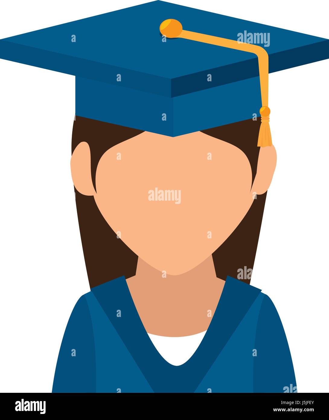 student graduated isolated icon Stock Vector Image & Art - Alamy
