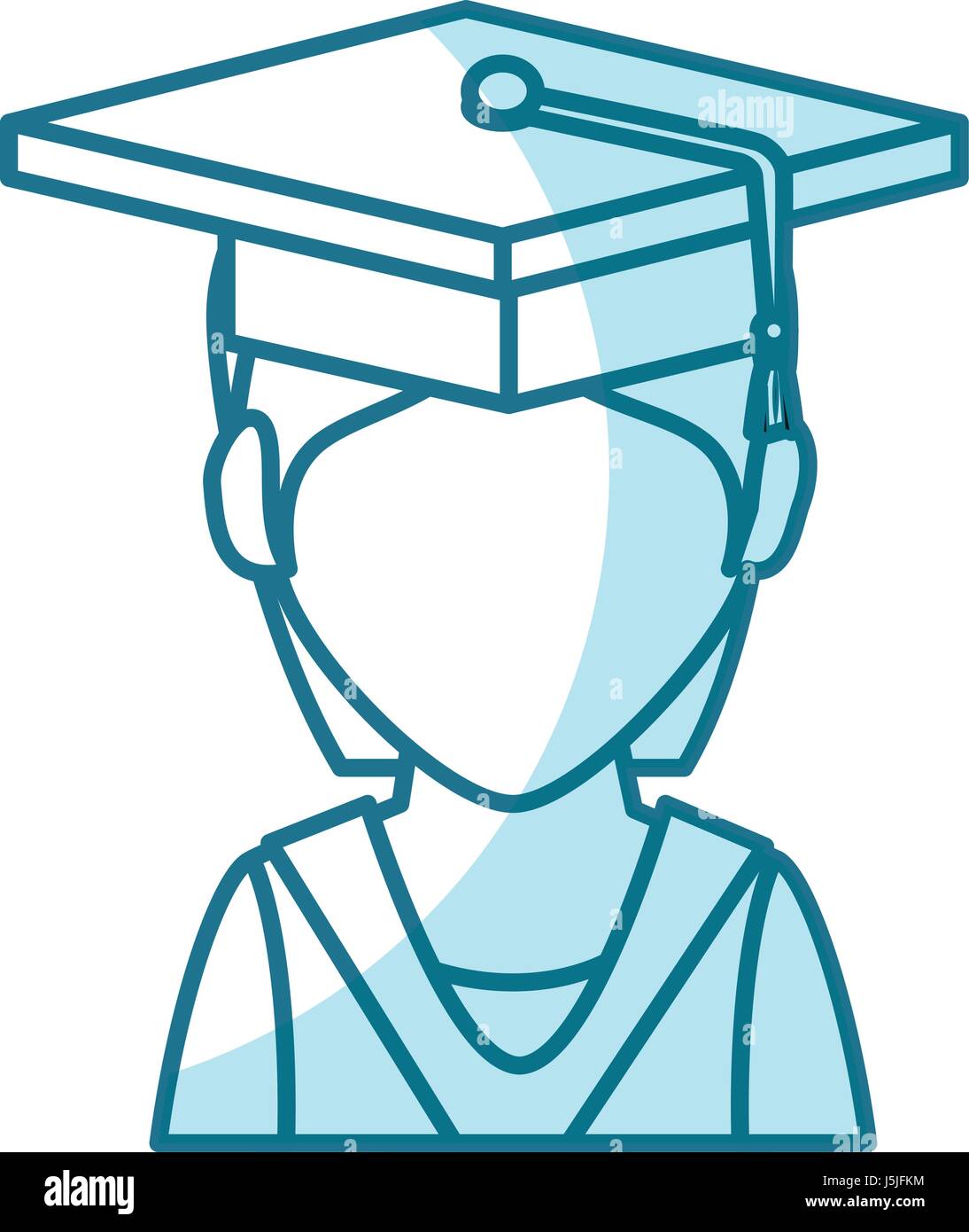 student graduated isolated icon Stock Vector Image & Art - Alamy