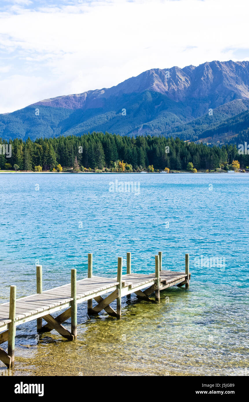 Queenstown jetty hi-res stock photography and images - Alamy
