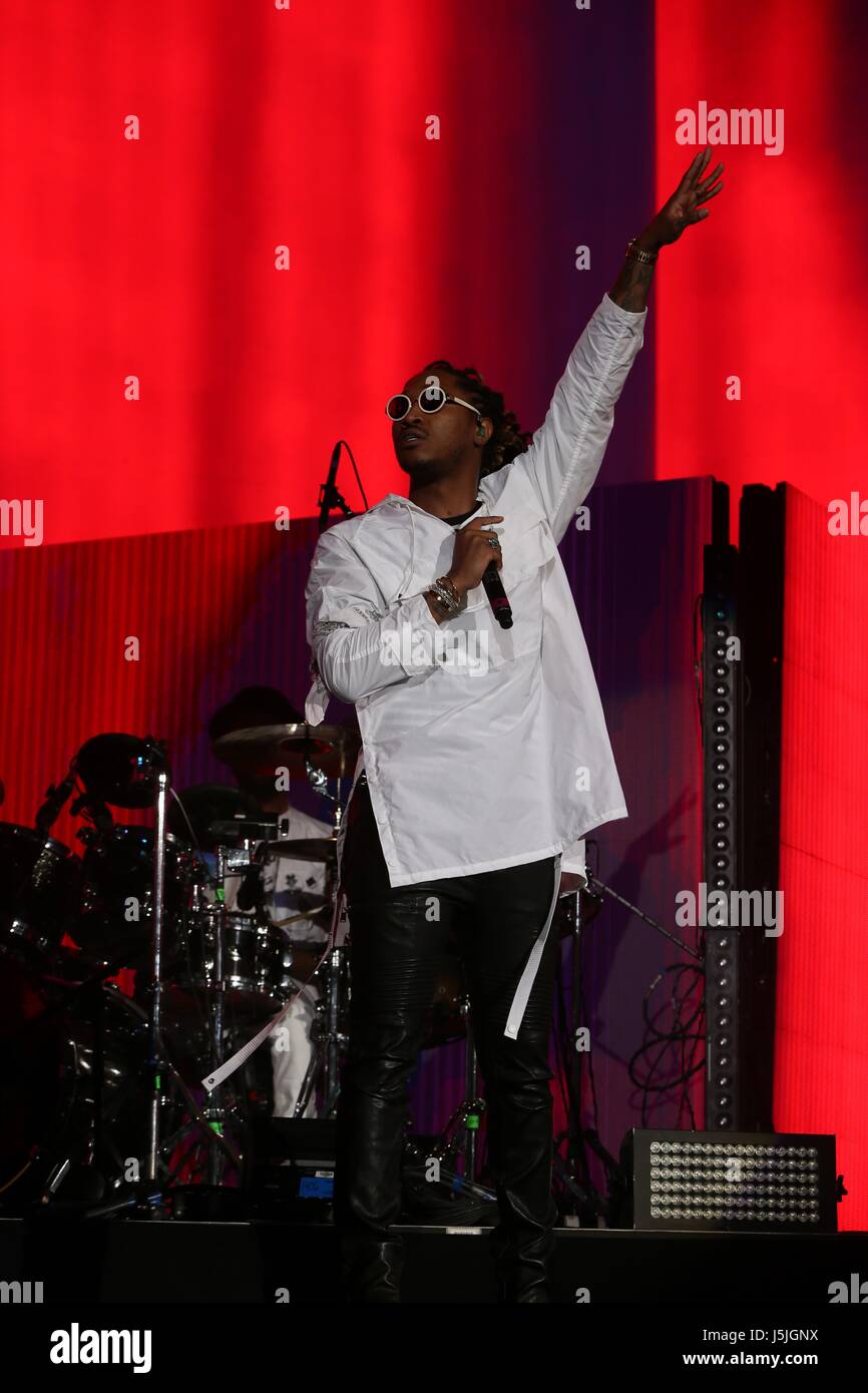 Future seen performing at Coachella weekend 1 day 2 also seen ...
