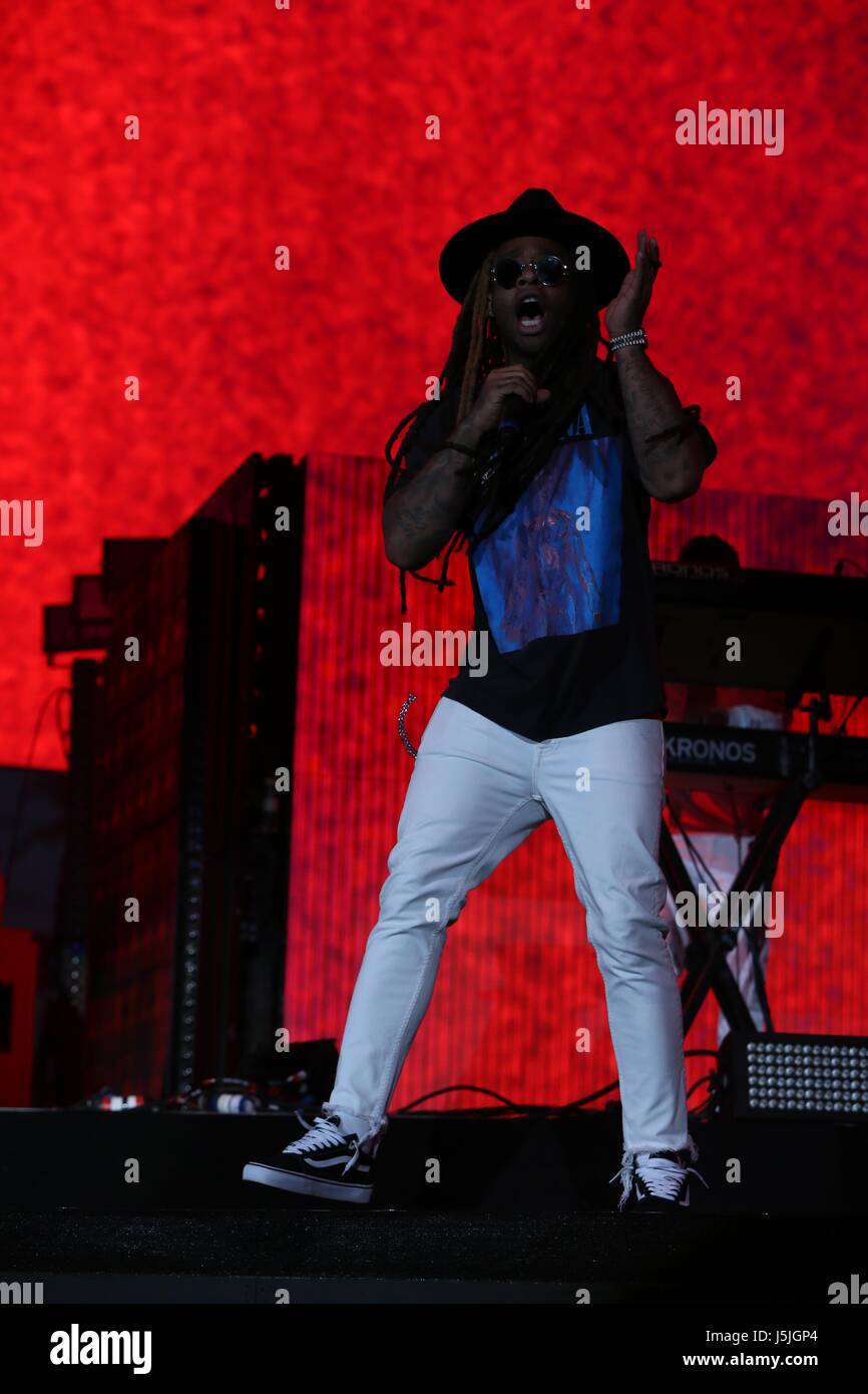 Future seen performing at Coachella weekend 1 day 2 also seen ...