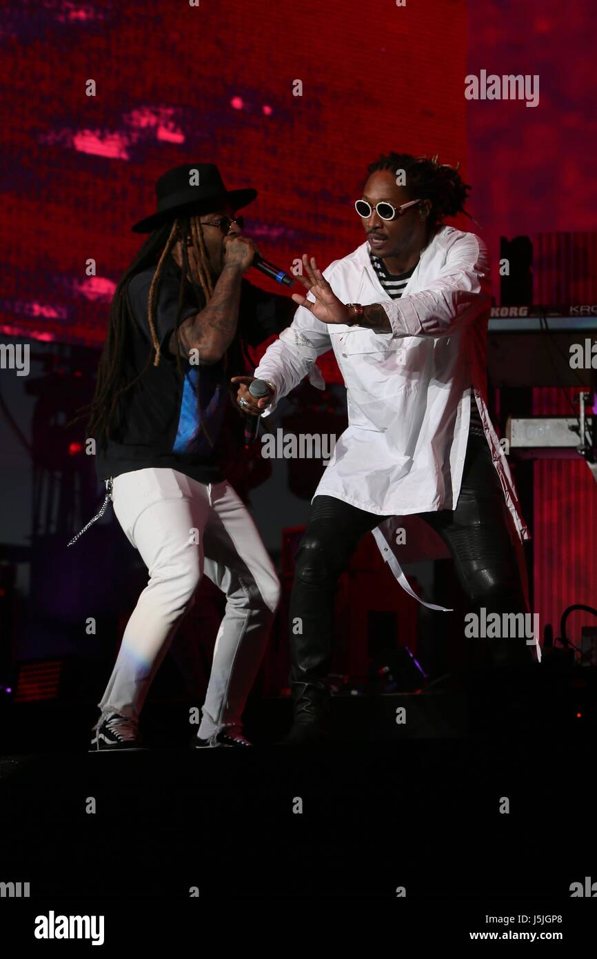 Future seen performing at Coachella weekend 1 day 2 also seen ...