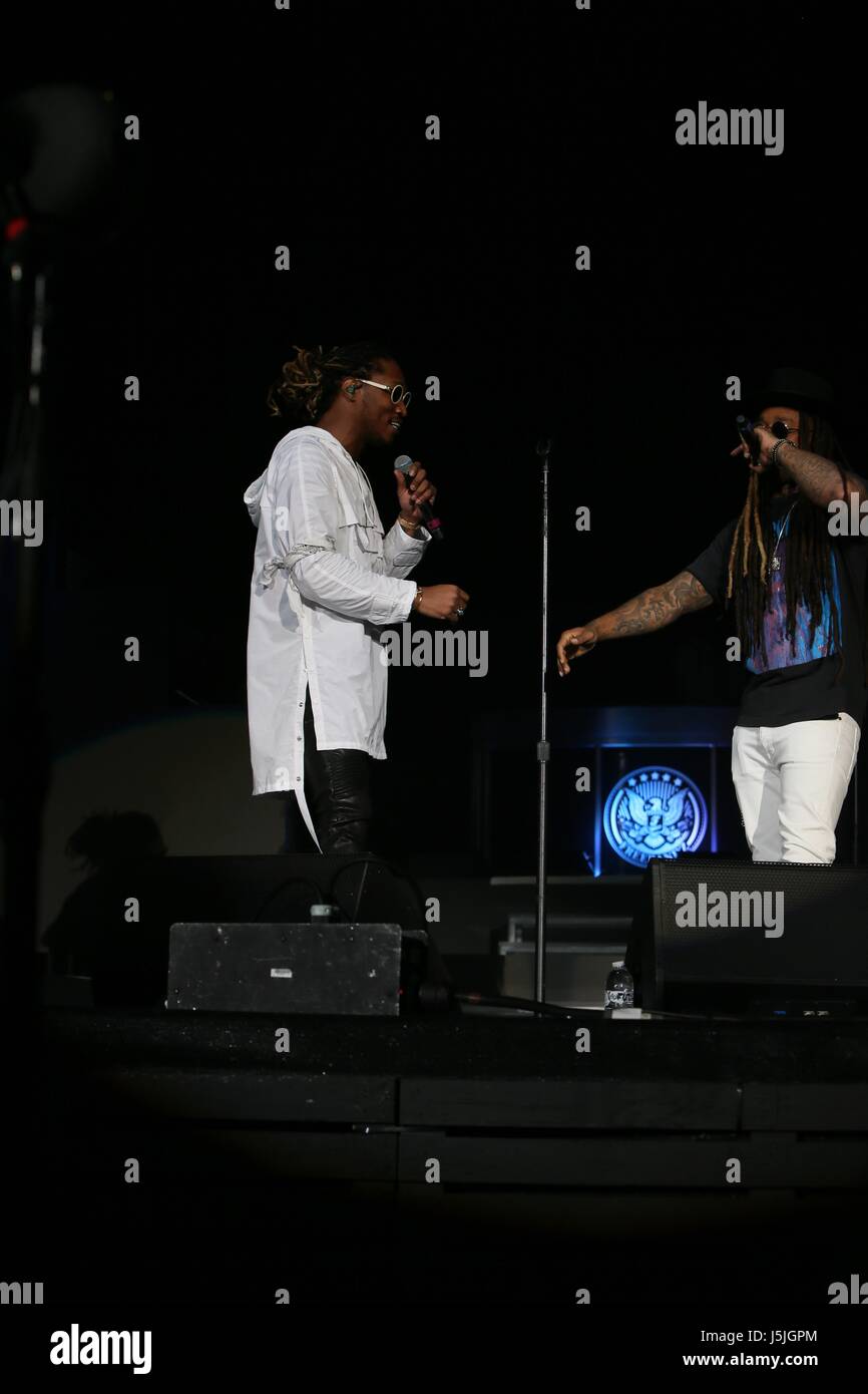 Future seen performing at Coachella weekend 1 day 2 also seen ...