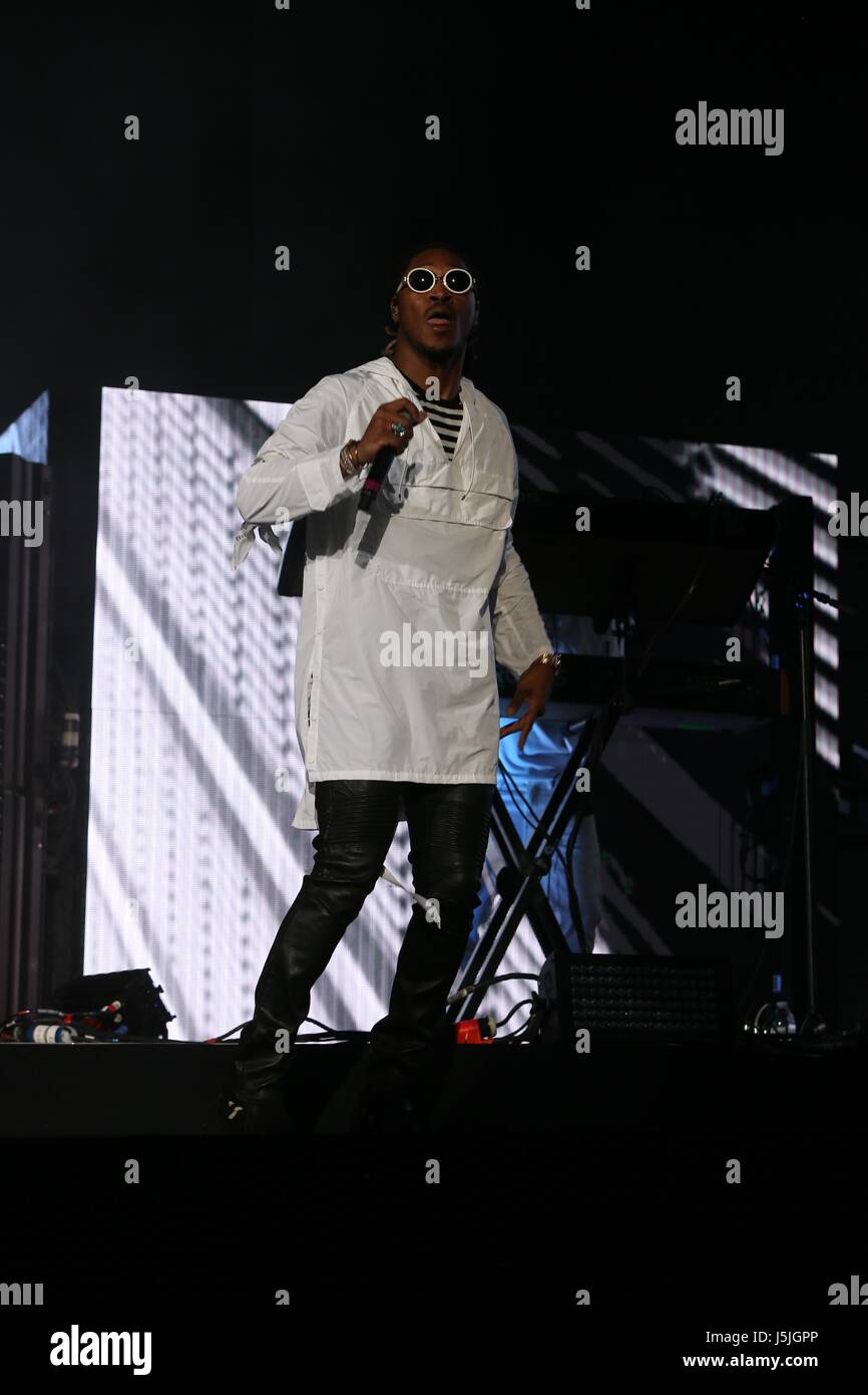 Future seen performing at Coachella weekend 1 day 2 also seen ...