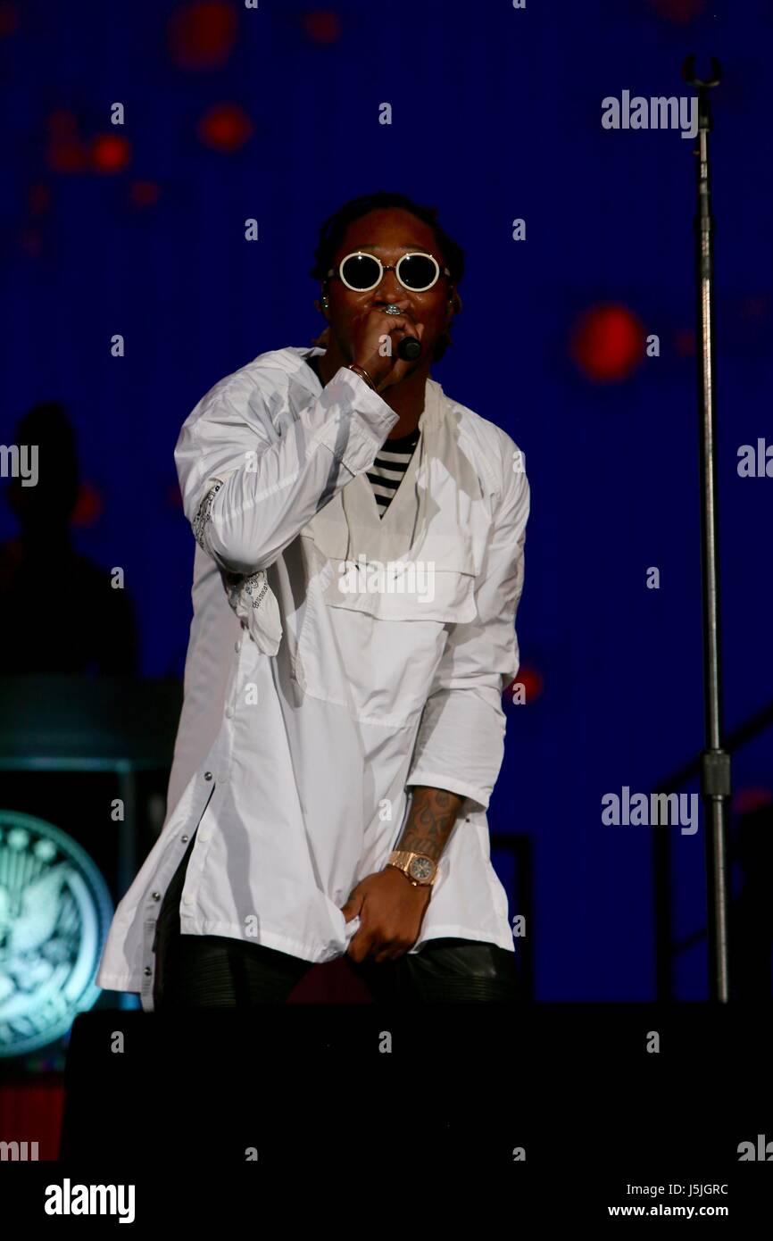 Future seen performing at Coachella weekend 1 day 2 also seen ...