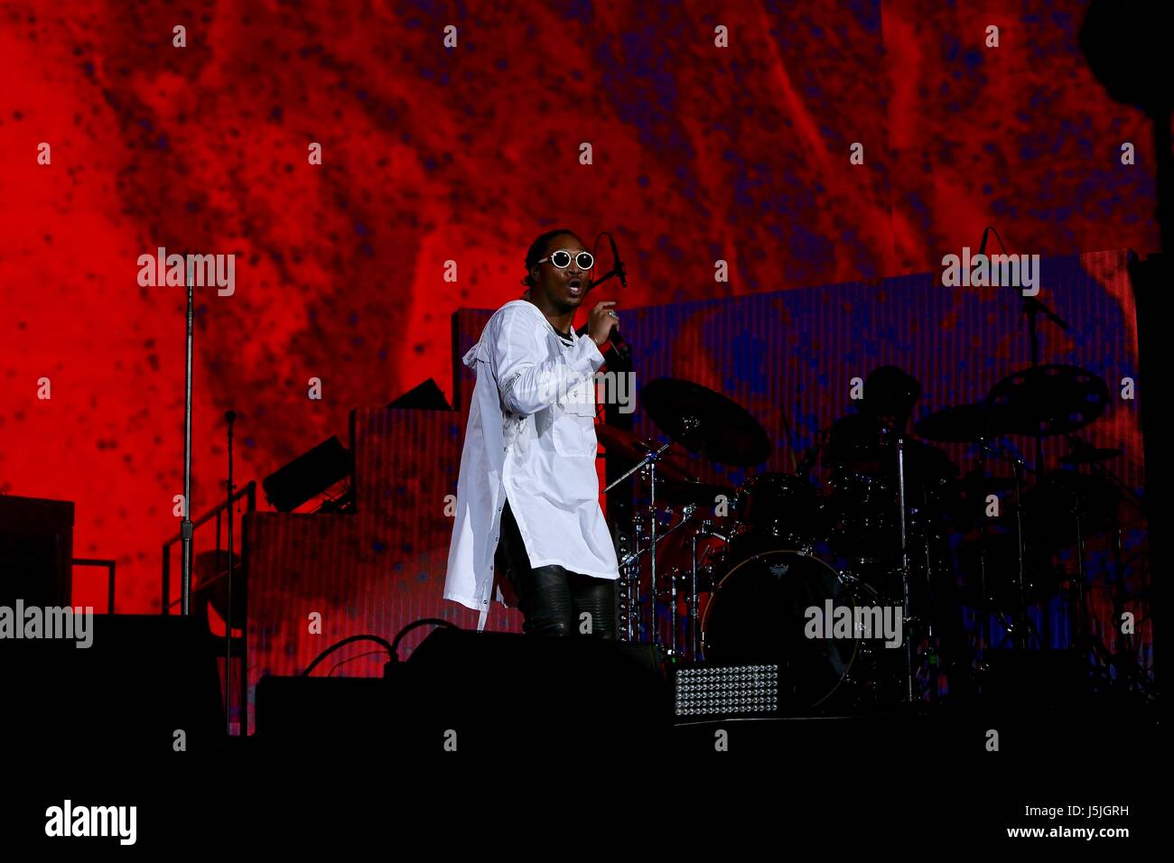 Future seen performing at Coachella weekend 1 day 2 also seen ...