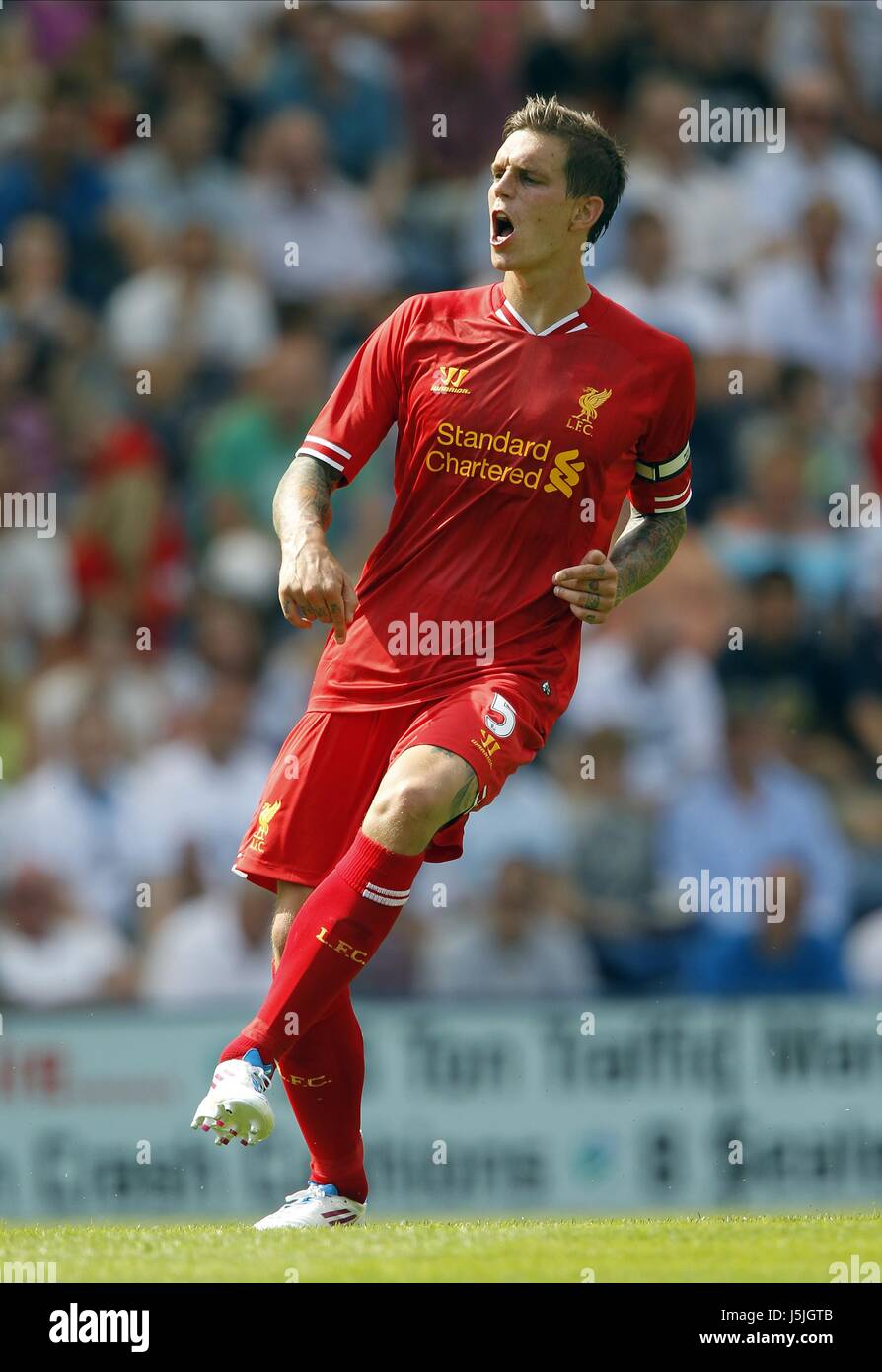 DANIEL AGER LIVERPOOL FC DEEPDALE PRESTON ENGLAND 13 July 2013 Stock ...