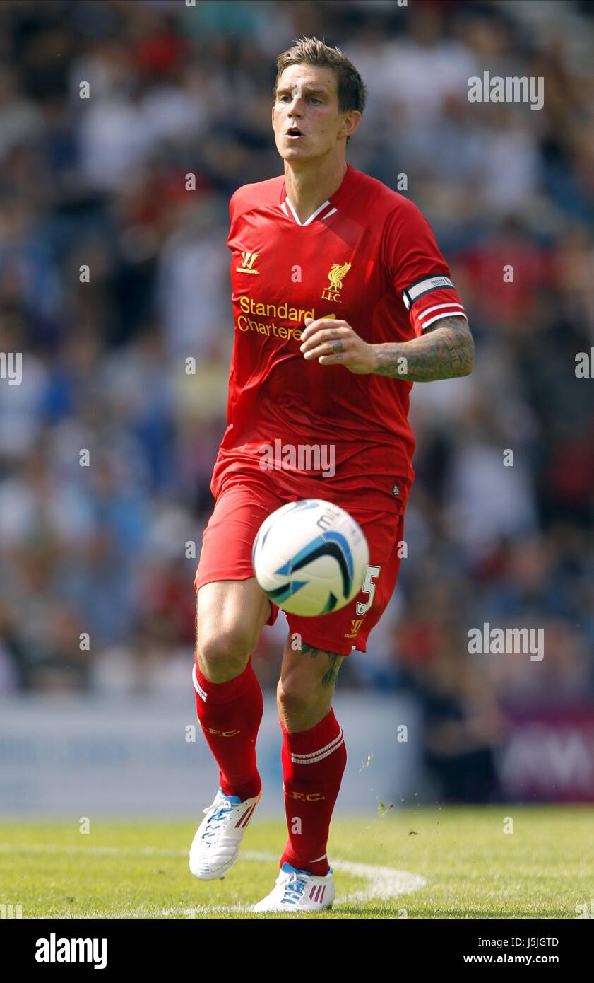 DANIEL AGER LIVERPOOL FC DEEPDALE PRESTON ENGLAND 13 July 2013 Stock ...