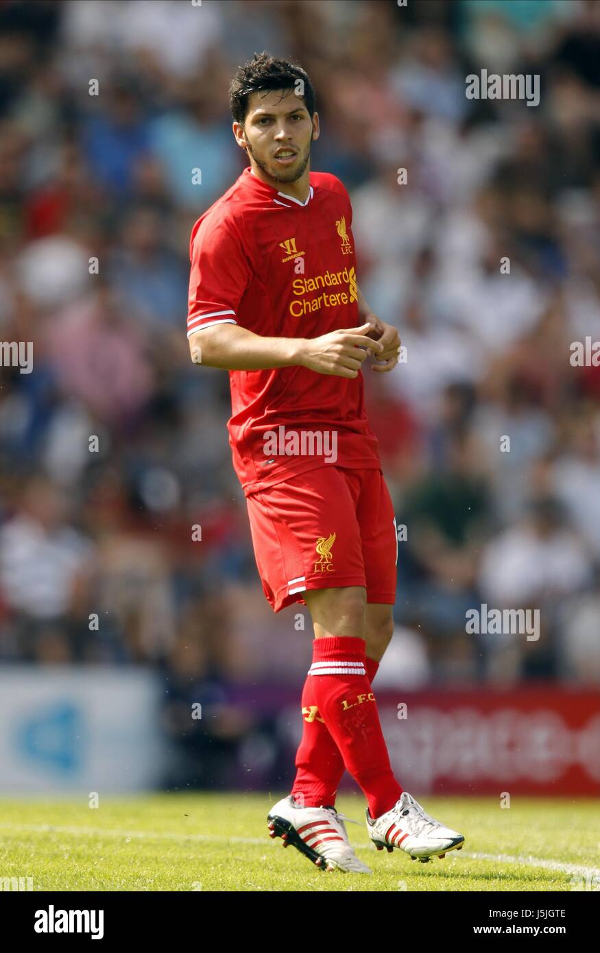 DANIEL PAACHECO LIVERPOOL FC DEEPDALE PRESTON ENGLAND 13 July 2013 ...