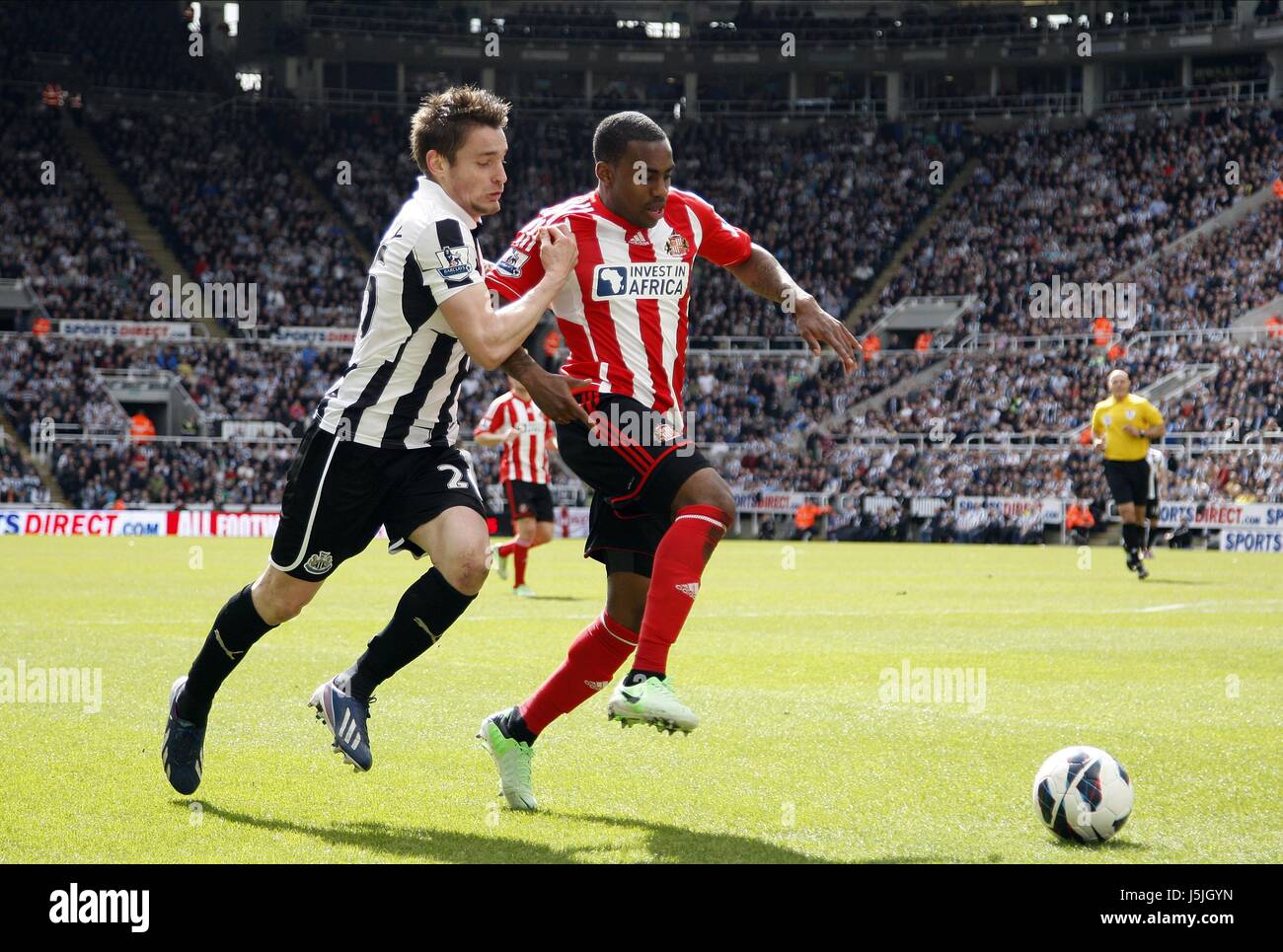 DANNY ROSE & MATHIEU DEBUCHY NEWCASTLE V SUNDERLAND ST.JAMES NEWCASTLE ...