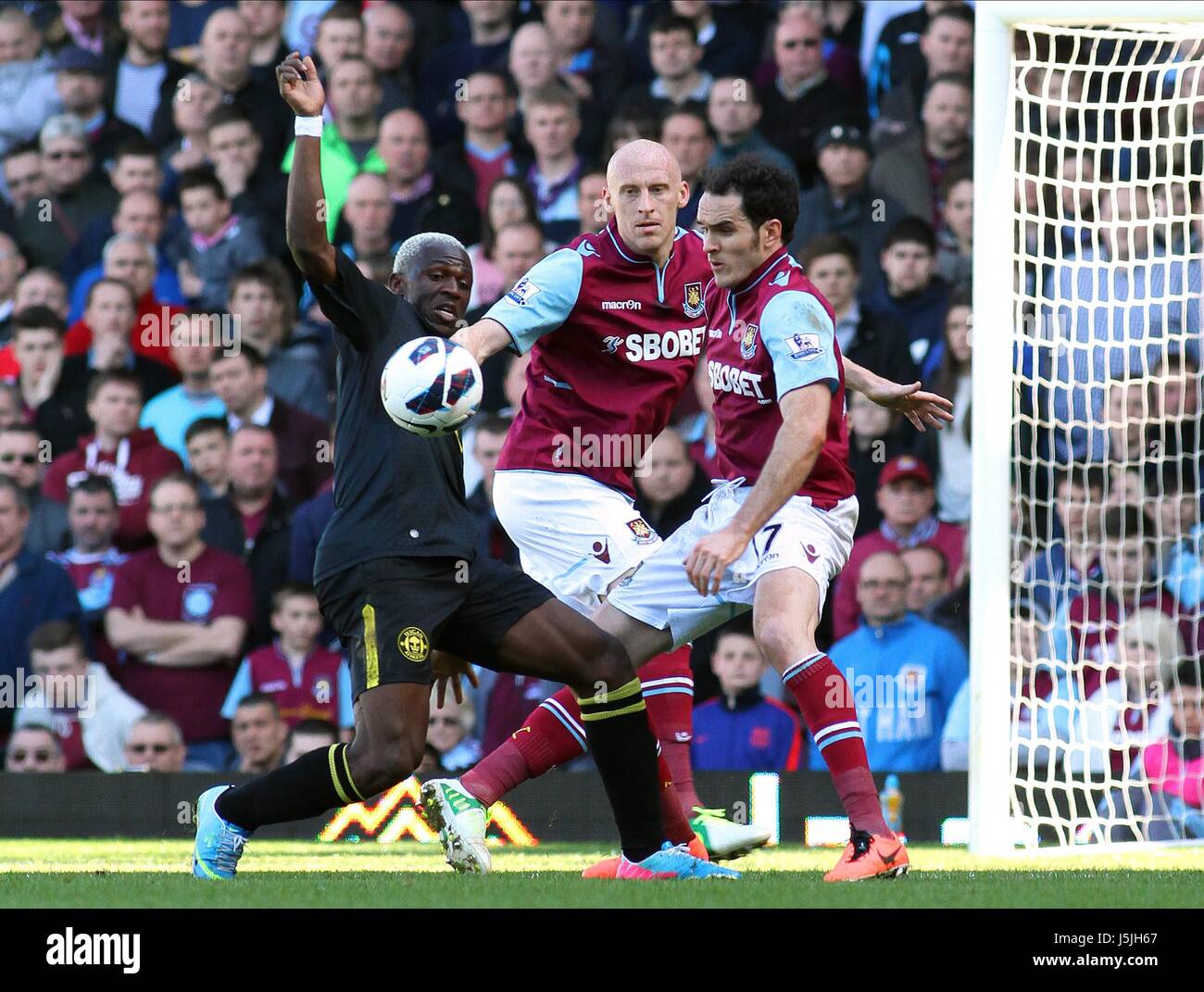 AROUNA KONE & JAMES COLLINS & WEST HAM UNITED V WIGAN ATHLET UPTON PARK ...