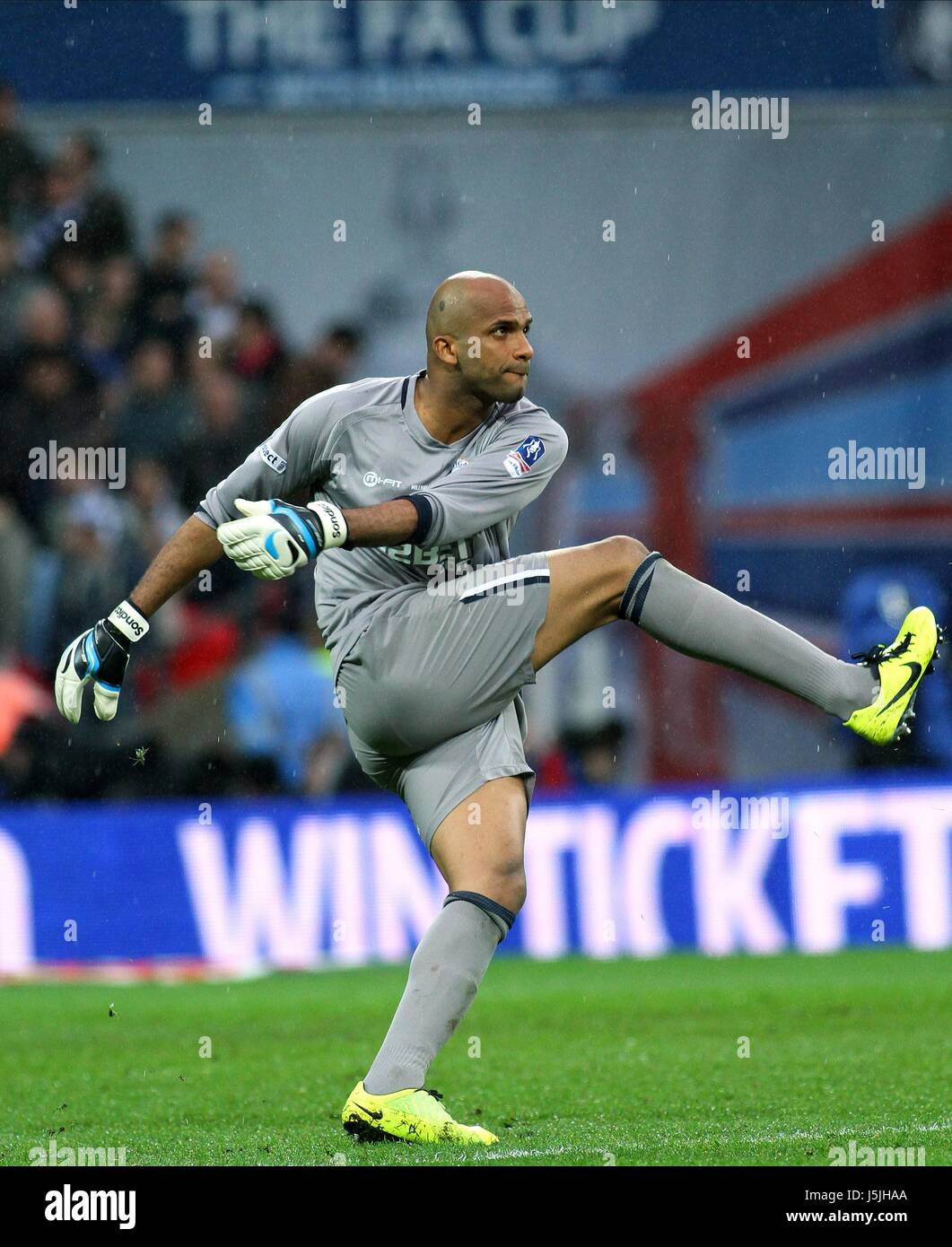 ALI AL-HABSI WIGAN ATHLETIC FC LONDON ENGLAND UK 13 April 2013 Stock ...