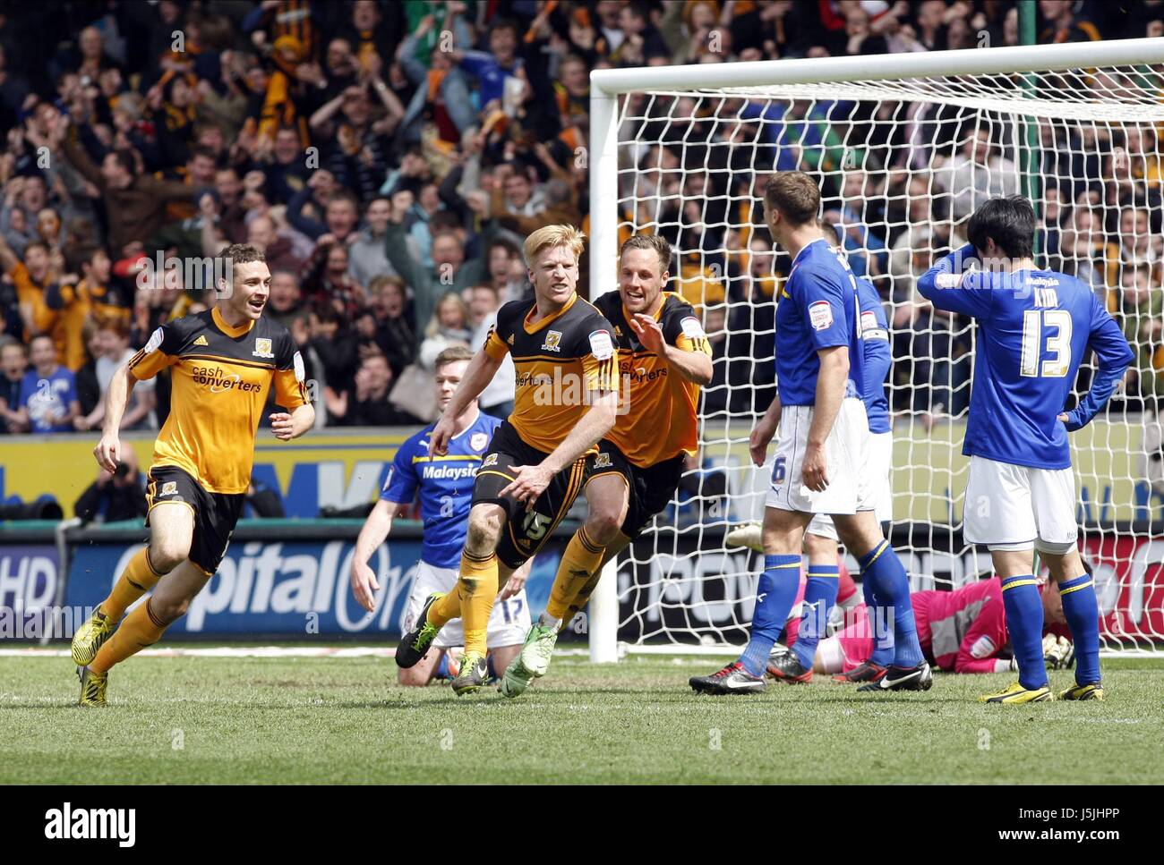 Cardiff city stadium goal hi-res stock photography and images - Alamy