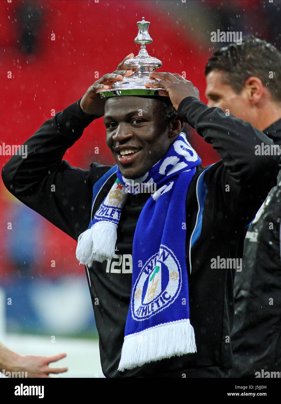 AROUNA KONE WITH THE TOP OF TH MANCHESTER CITY V WIGAN ATHLET WEMBLEY ...