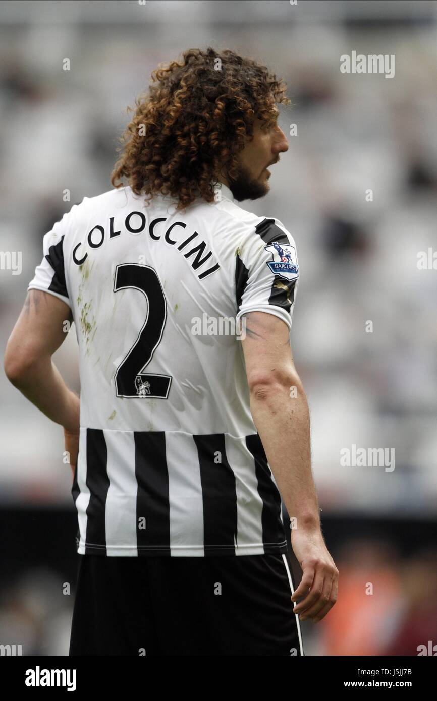 FABRIZIO COLOCCINI NEWCASTLE UNITED FC ST.JAMES PARK NEWCASTLE ENGLAND ...