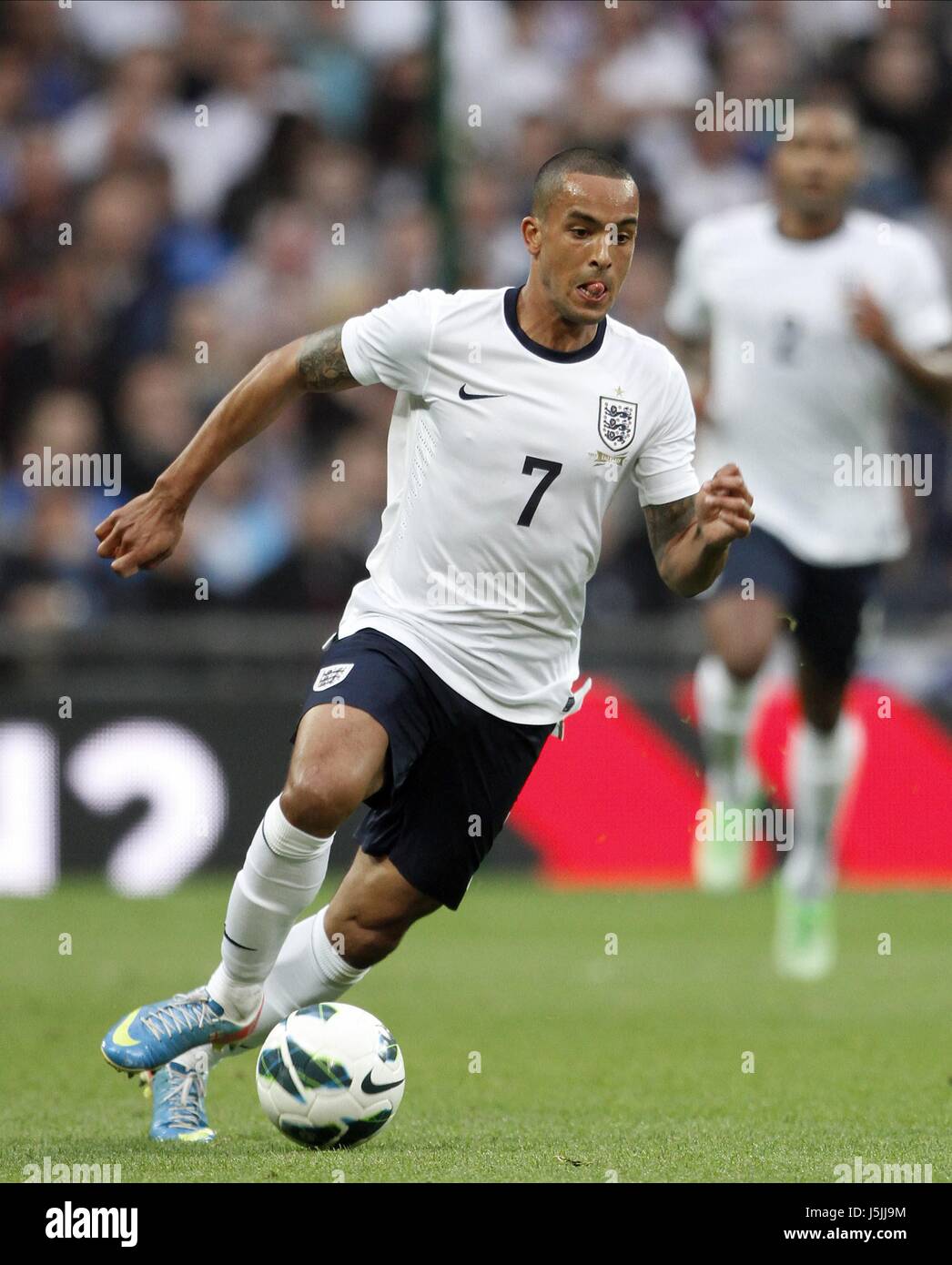 THEO WALCOTT ENGLAND WEMBLEY STADIUM LONDON ENGLAND 29 May 2013 Stock ...