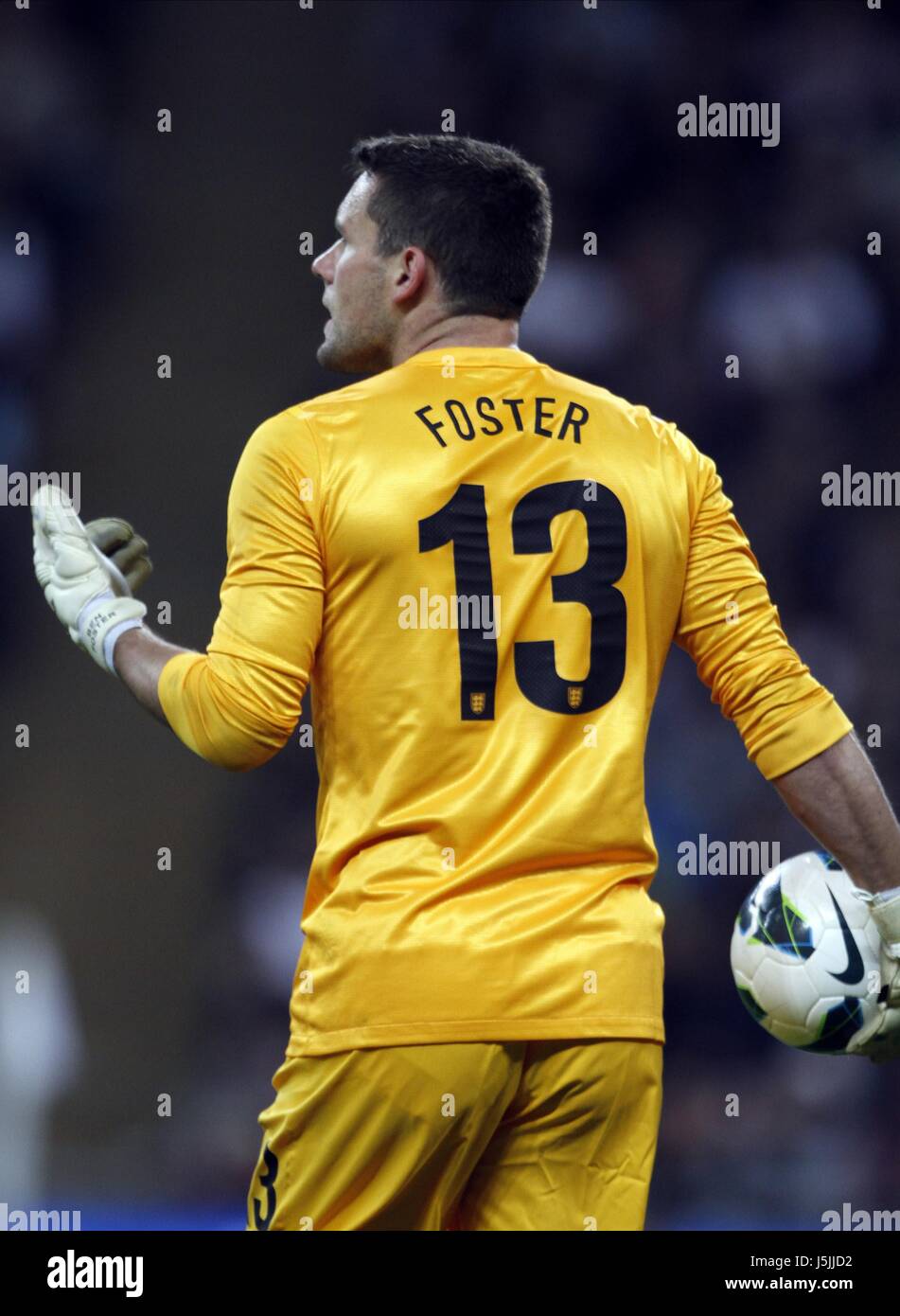 BEN FOSTER ENGLAND WEMBLEY STADIUM LONDON ENGLAND 29 May 2013 Stock ...