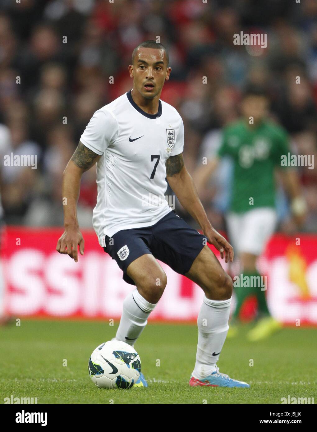 THEO WALCOTT ENGLAND WEMBLEY STADIUM LONDON ENGLAND 29 May 2013 Stock ...