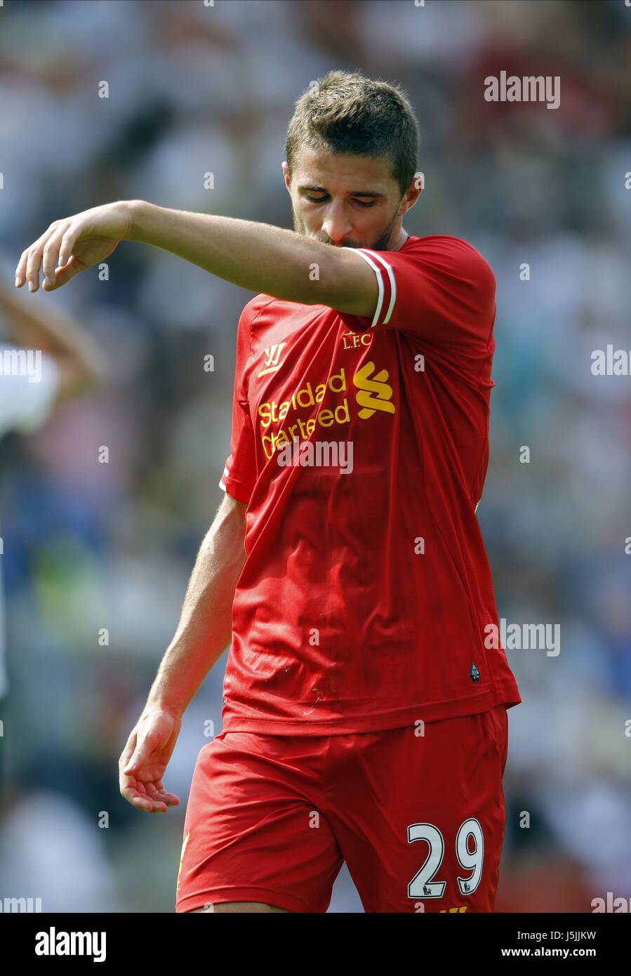 FABIO BORINI LIVERPOOL FC DEEPDALE PRESTON ENGLAND 13 July 2013 Stock ...