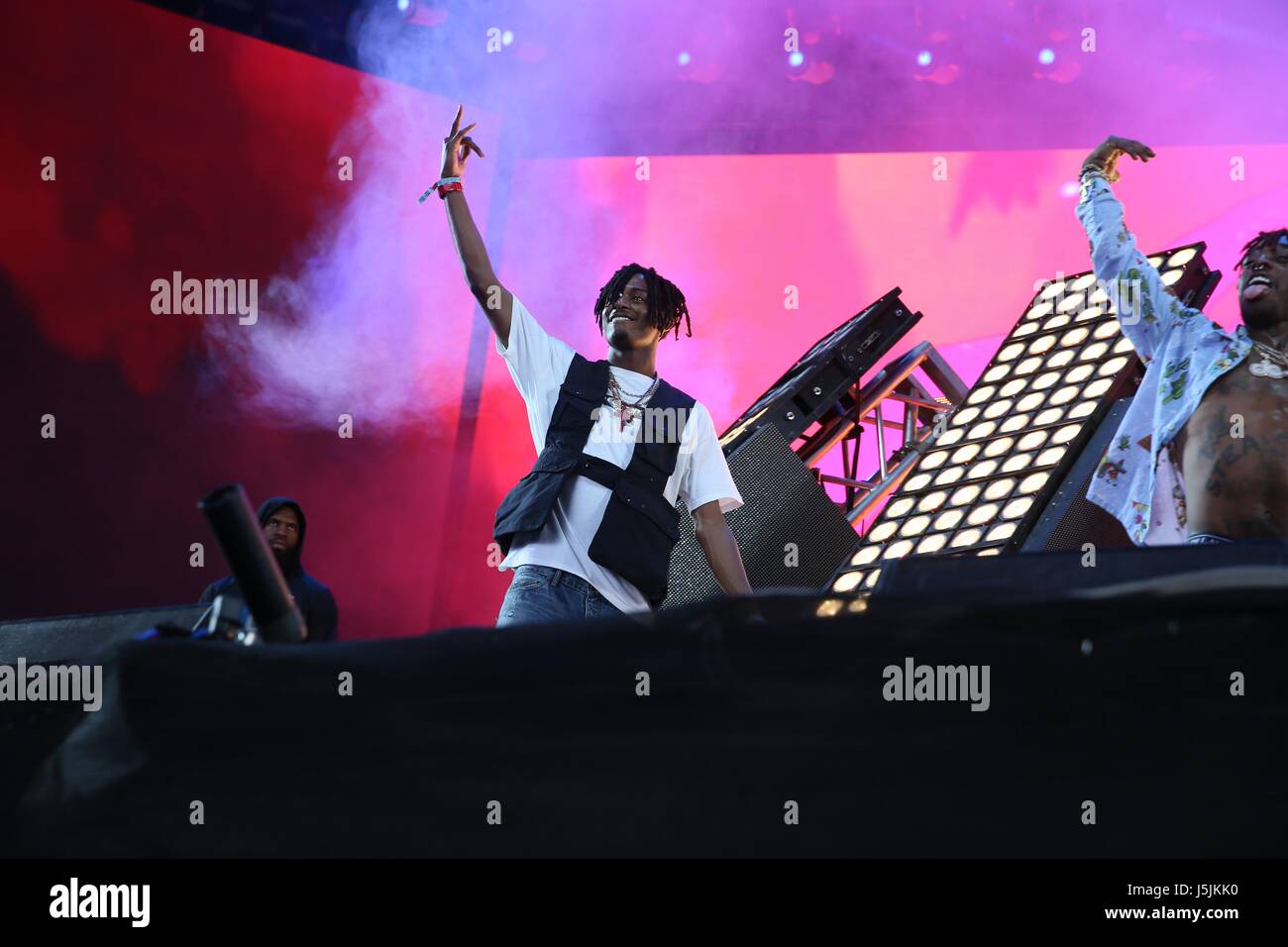 Lil Uzi Vert seen performing with Play Boi Carti at Coachella Weekend 1 ...