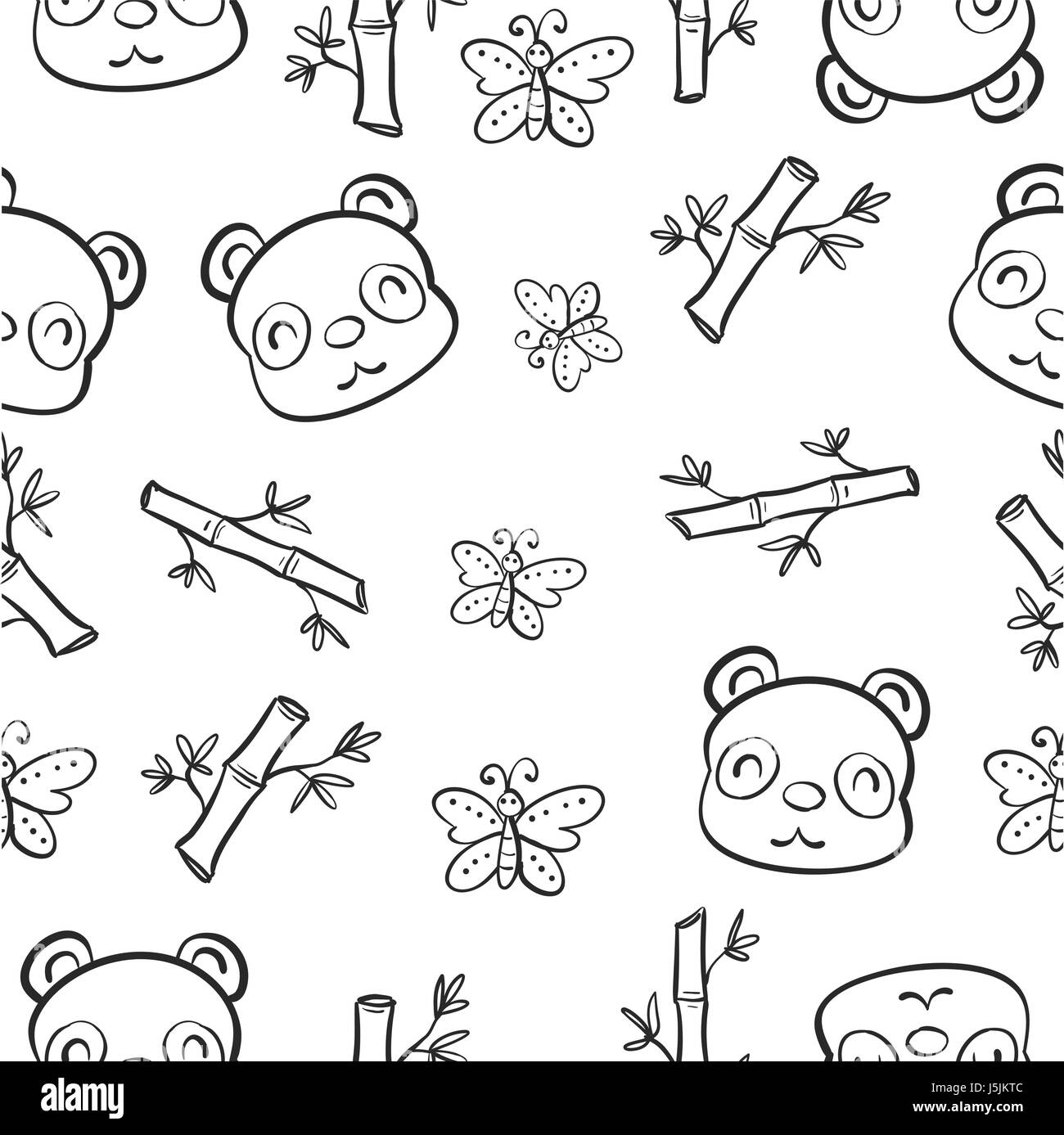 Pandam pattern Stock Vector Images - Alamy