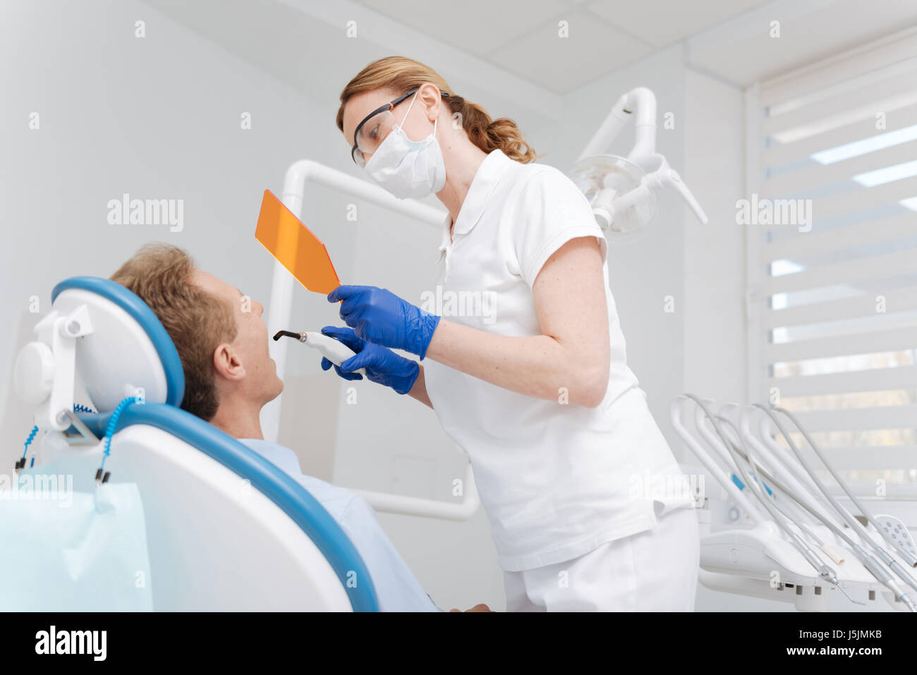 Medical professional providing oral hi-res stock photography and images ...