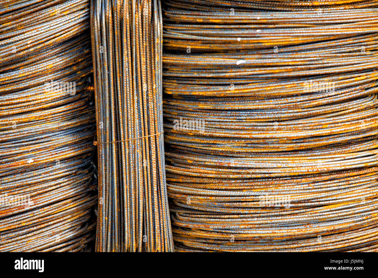 Roll of rusty wire Stock Photo - Alamy