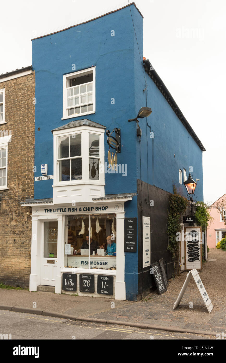 The Little Fish and Chip Shop in Southwold Suffolk UK Stock Photo - Alamy