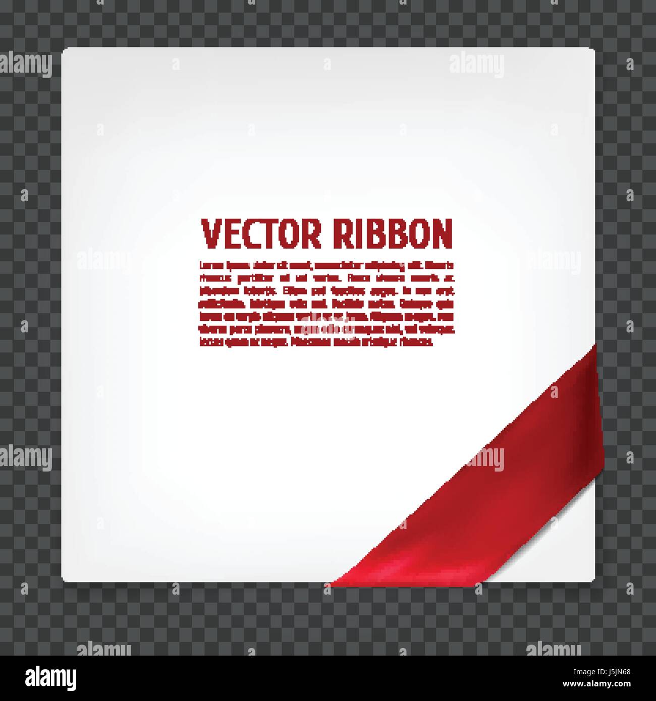 Corner vector ribbon Stock Vector Image & Art - Alamy