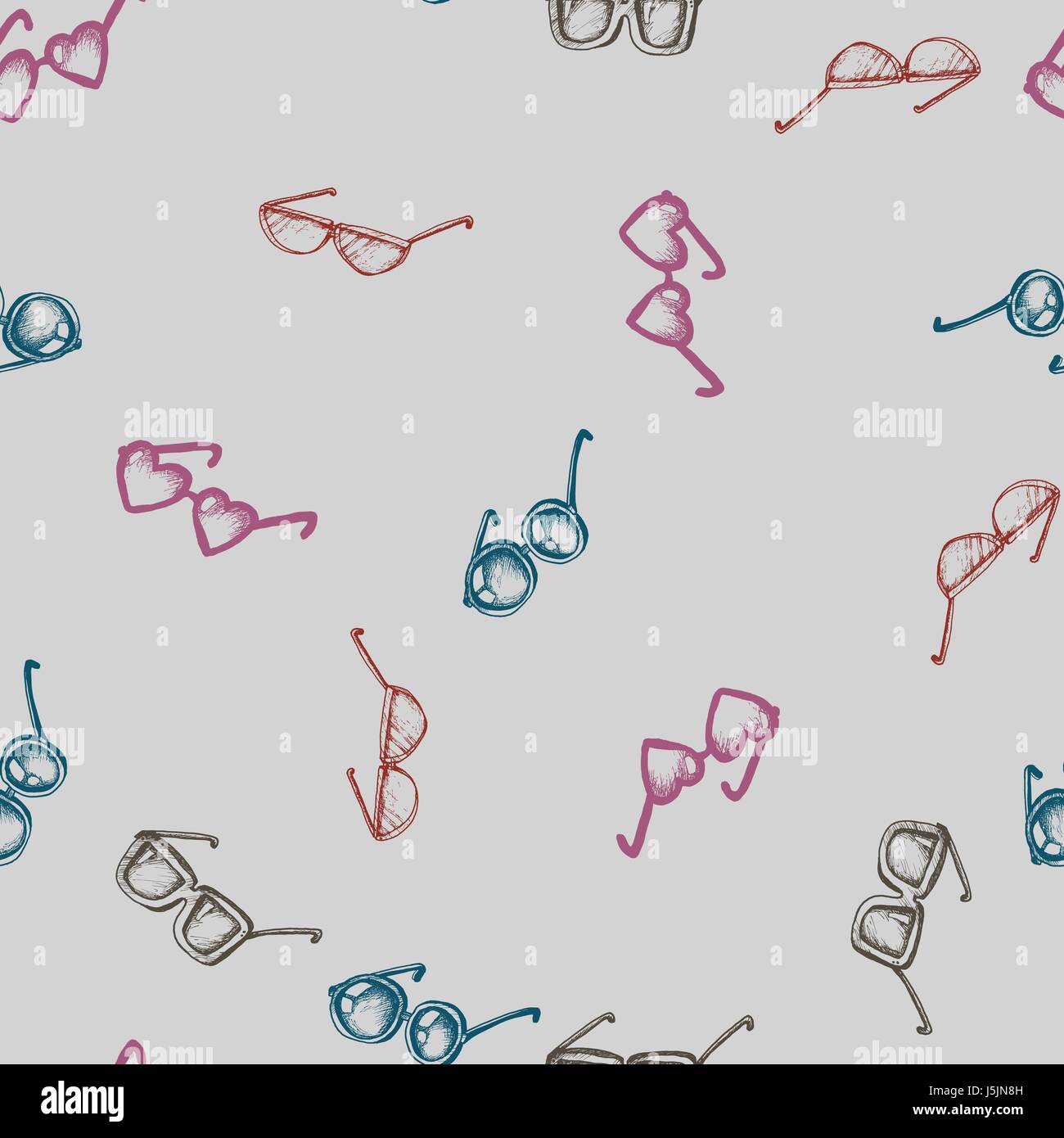 Seamless pattern with glasses Stock Vector Image & Art - Alamy