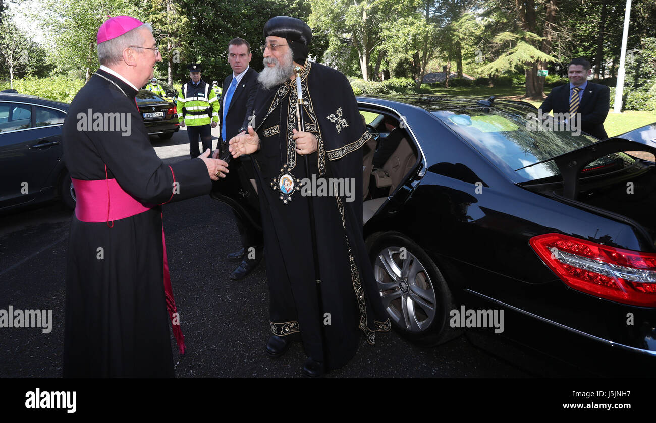 Archbishop of Dublin and Primate of Ireland Diarmuid Martin (left ...