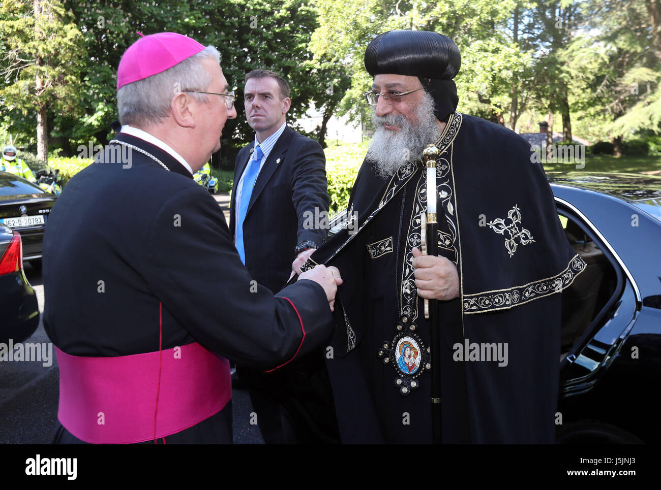 Archbishop of Dublin and Primate of Ireland Diarmuid Martin (left ...