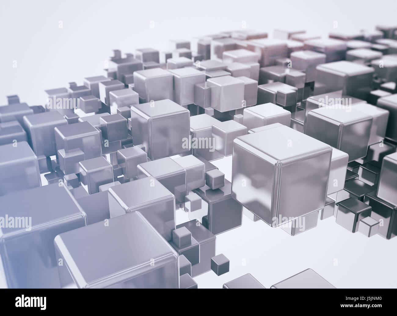 Blank metallic cubes abstract digital background Stock Photo - Alamy