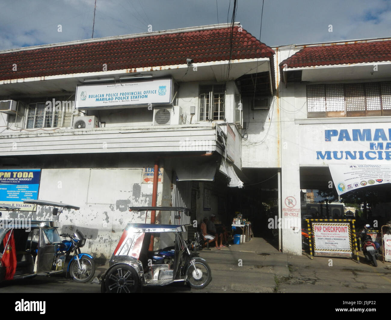 This photograph shows the infrastructure in Marilao, Bulacan ...