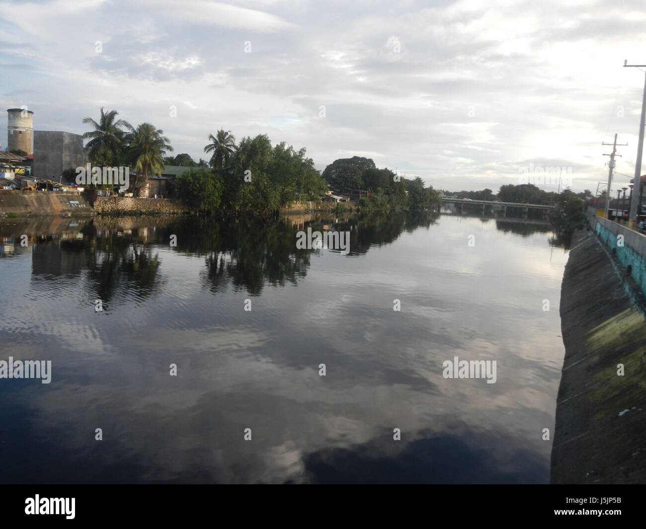 The Bocaue River Bridge in Bocaue, Bulacan, Philippines, is a ...