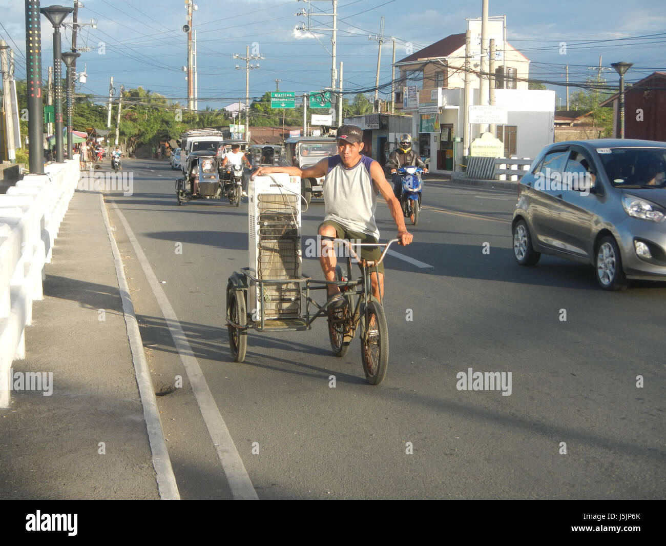 01419 Bocaue River Bridge Sunsets Bocaue Bulacan MacArthur Highway 15 ...