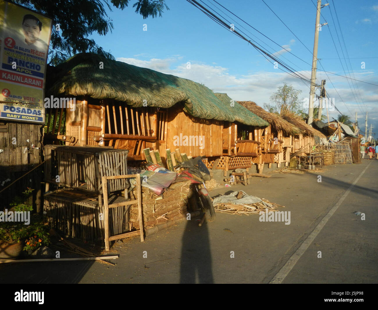 01484 Bocaue River Bridge Bamboo crafts Bocaue Bulacan MacArthur ...