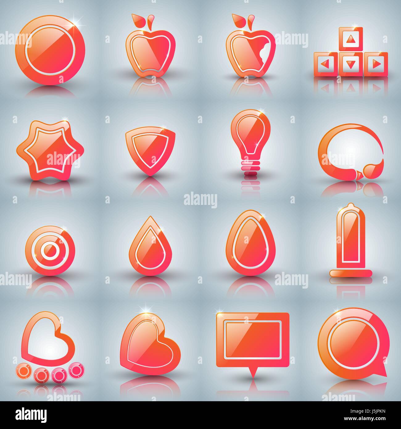 Set icon on the grey background Stock Vector Image & Art - Alamy