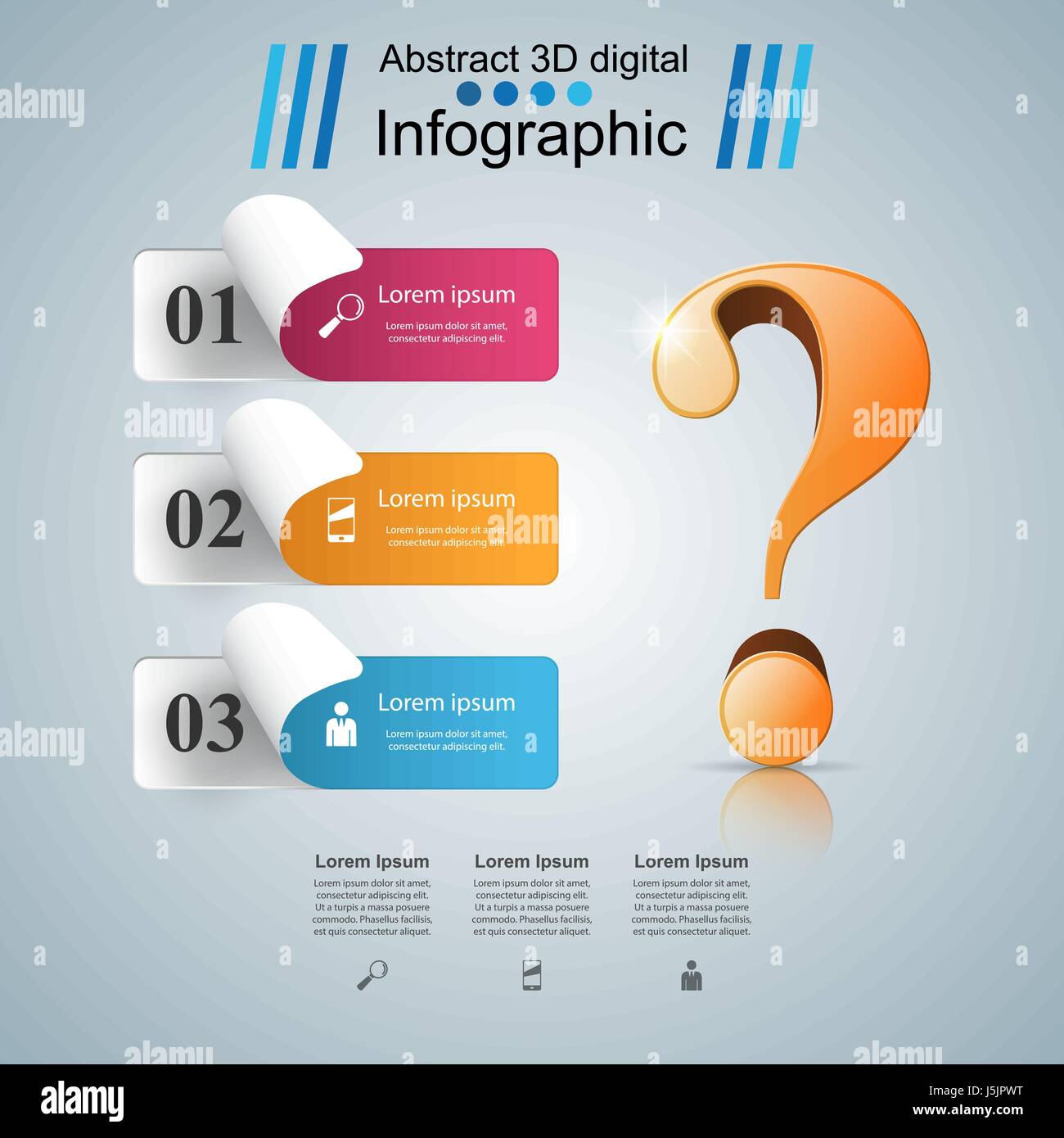 Business infographics. Question mark Stock Vector Image & Art - Alamy