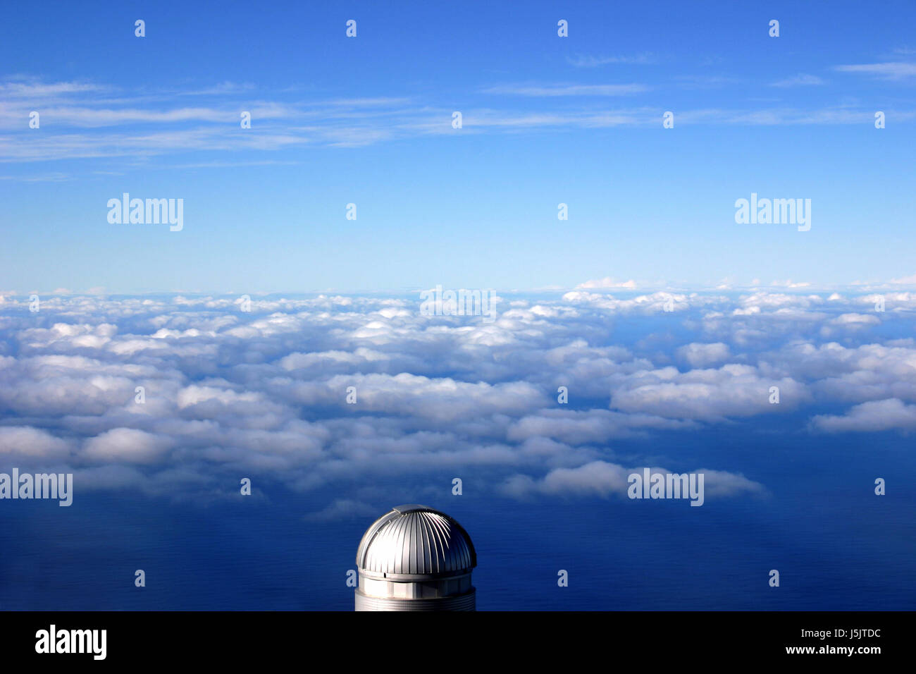 blue upstairs science research dome cold spain space over atlantic ...