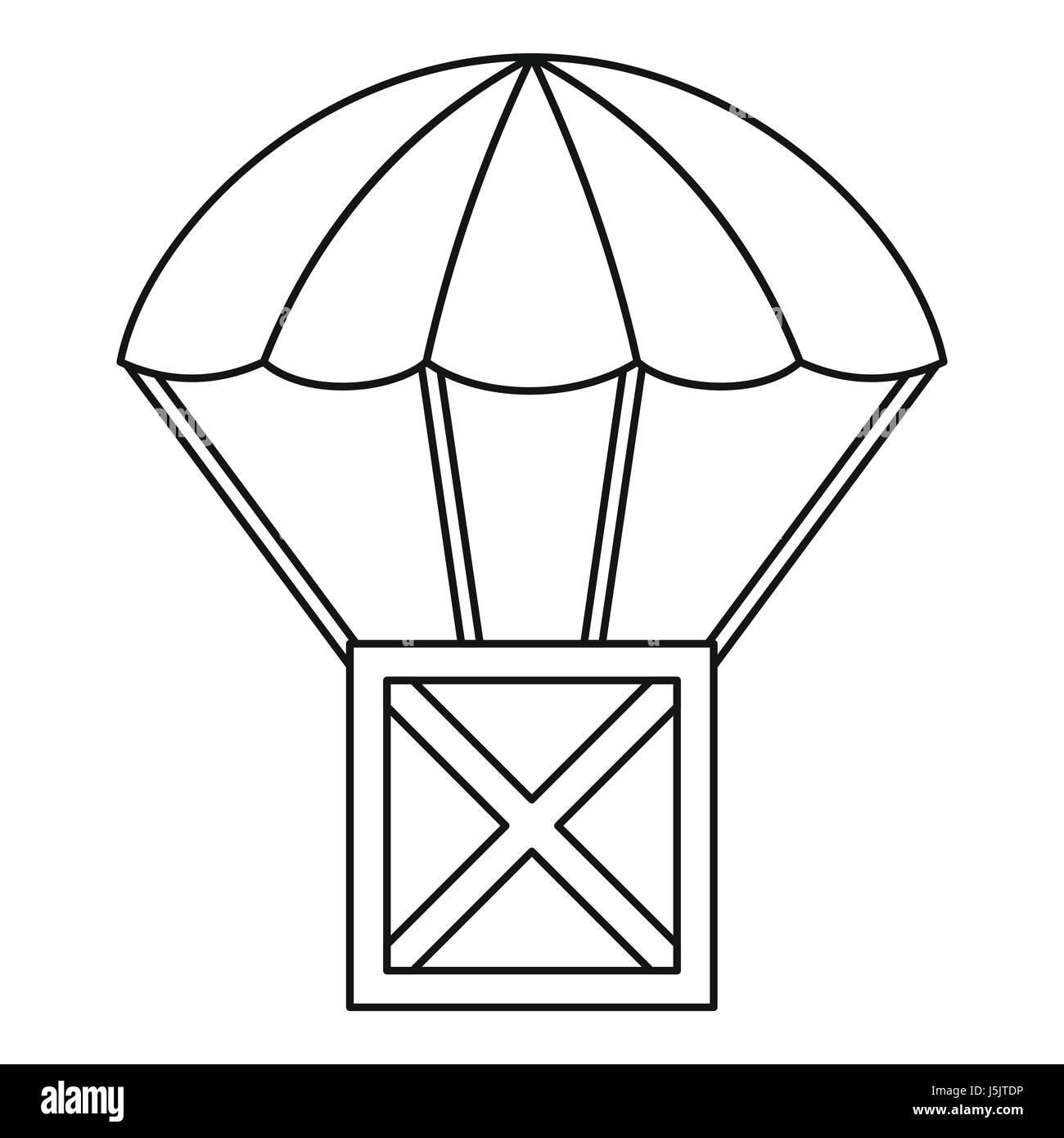 Balloon icon, outline style Stock Vector Image & Art - Alamy