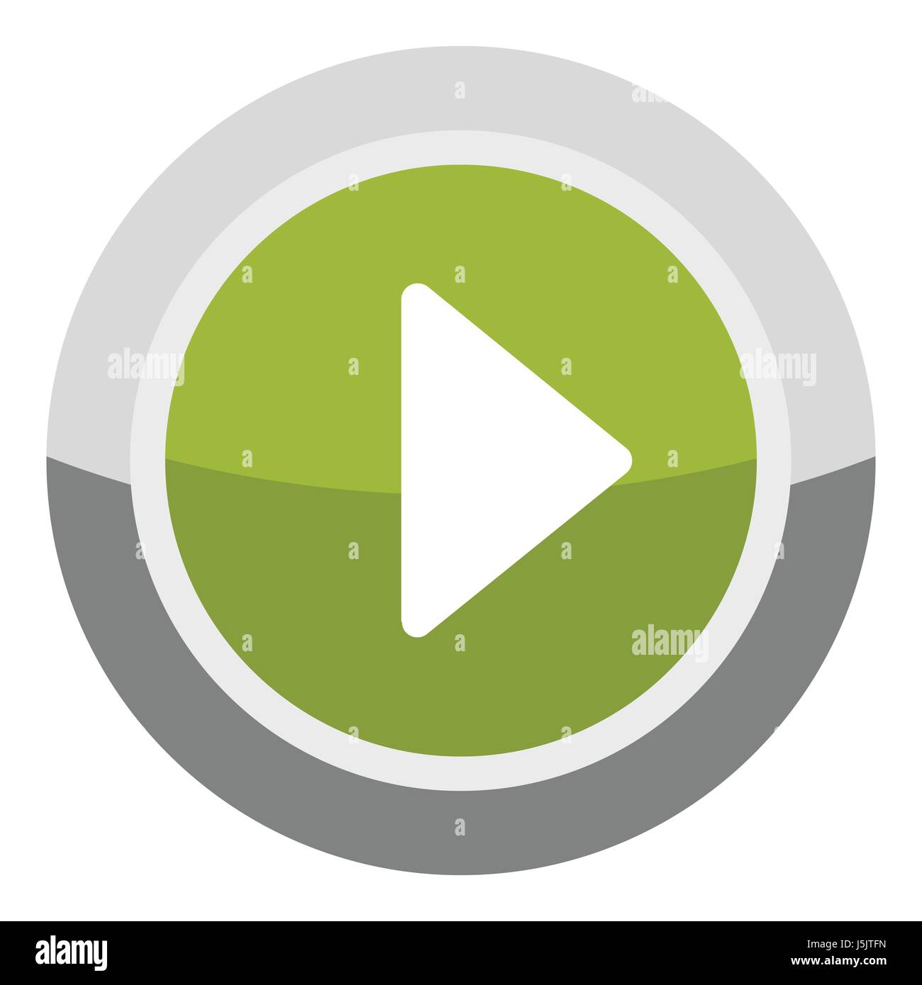 Play round button icon, cartoon style Stock Vector Image & Art - Alamy