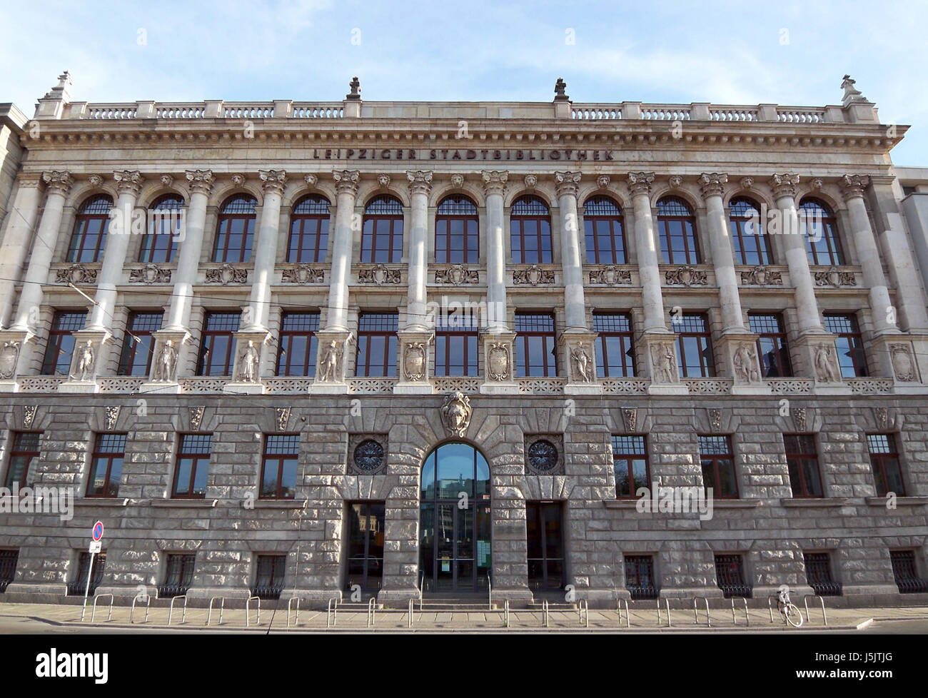 leipzig city library Stock Photo - Alamy