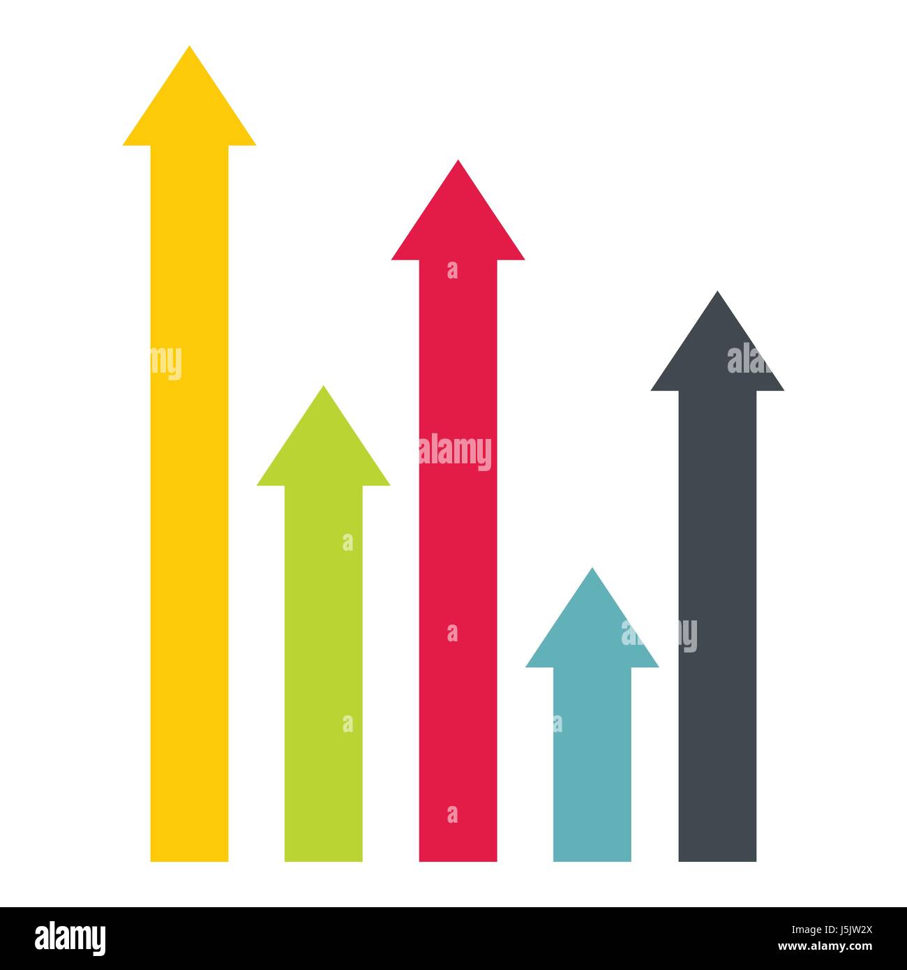 Short to tall arrow hi-res stock photography and images - Alamy