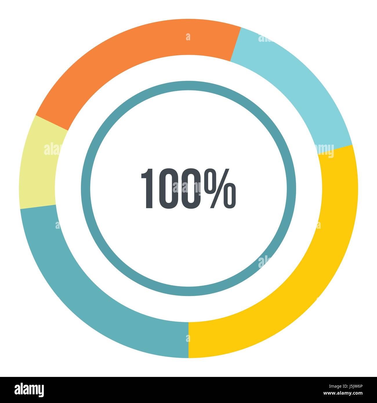 Percent showing infographics, flat style Stock Vector Image & Art - Alamy