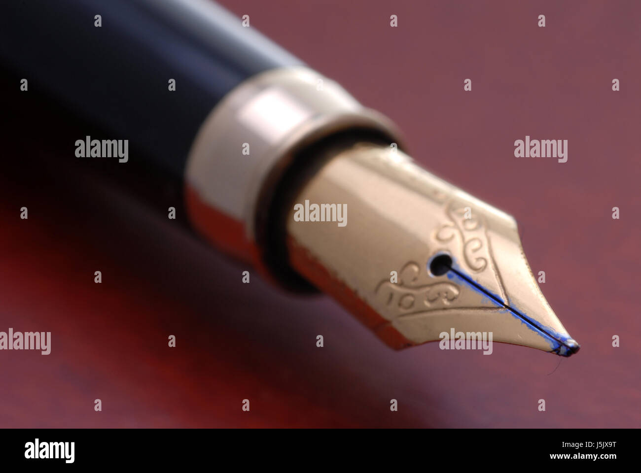 write wrote writing writes desk gilt noble stationery fountain pen ...