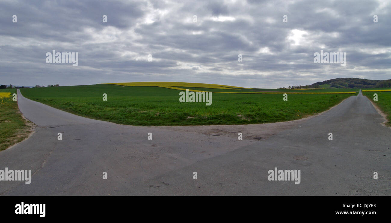 hill green coleseed ways circular path path way firmament sky street ...