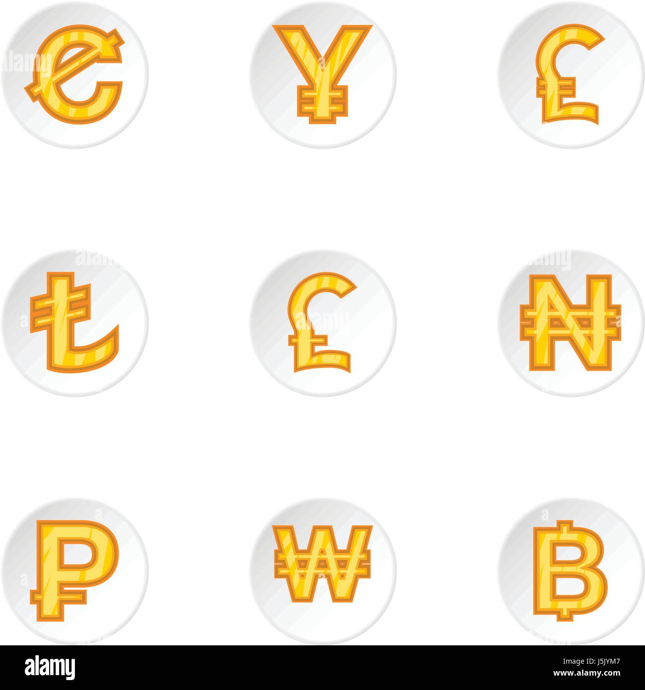 Money icons set, cartoon style Stock Vector Image & Art - Alamy